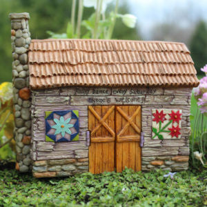Fairy Barn (Hinged Doors) Barnyard Fairy Garden Cottage | Baby Feathers ...