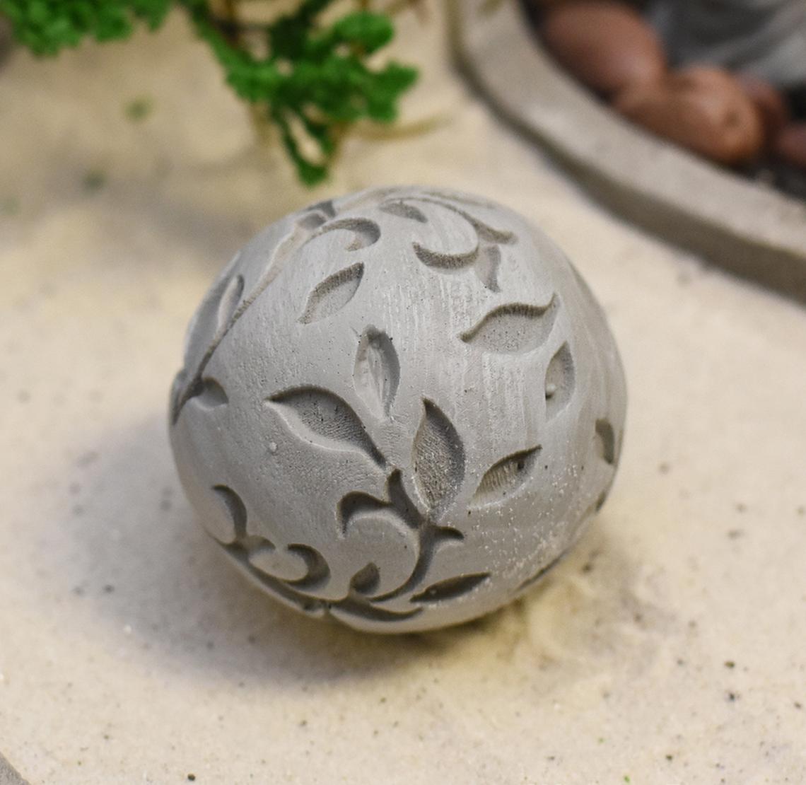 Sand Pattern Vine Orb Miniature Zen Garden Desktop Garden Art ...
